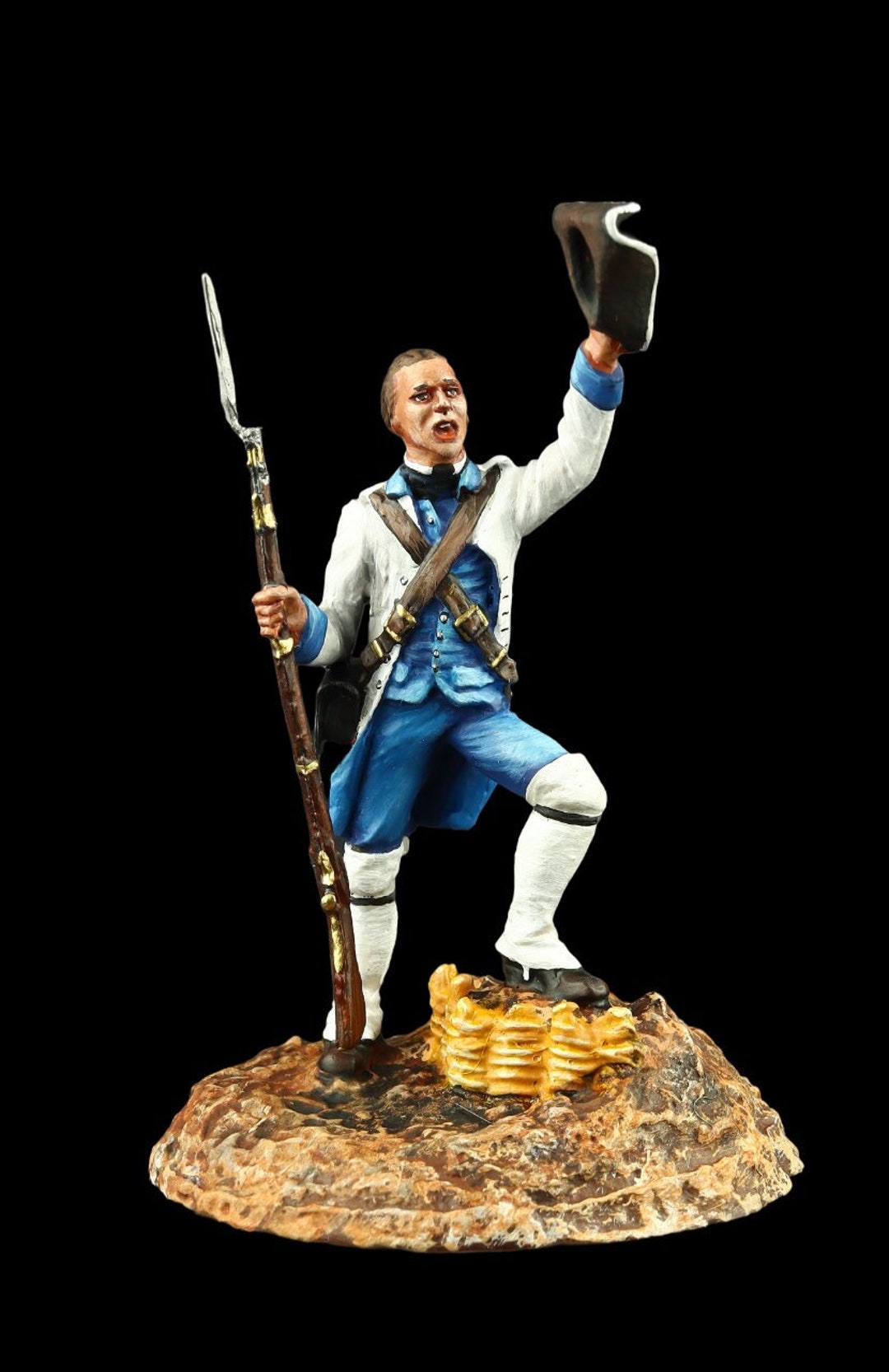 Tin Soldier Collectible Louisiana Regiment Private, 1770-1790 54 Mm ...