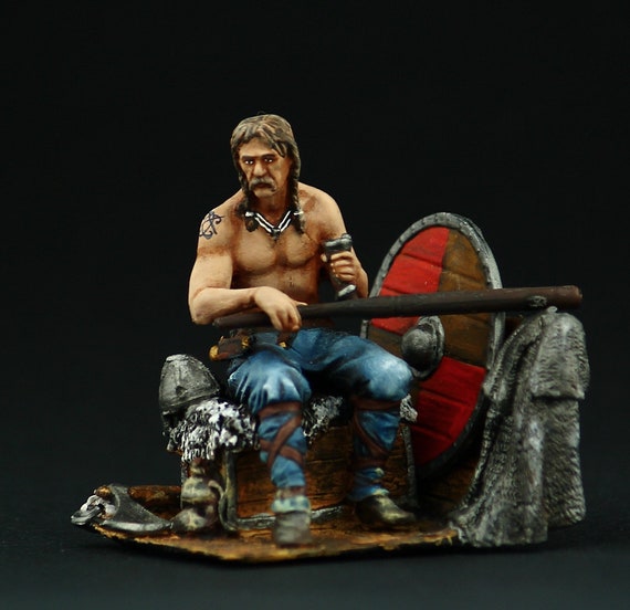 Tin Soldier Collectible Viking Oarsman 54 Mm - Etsy