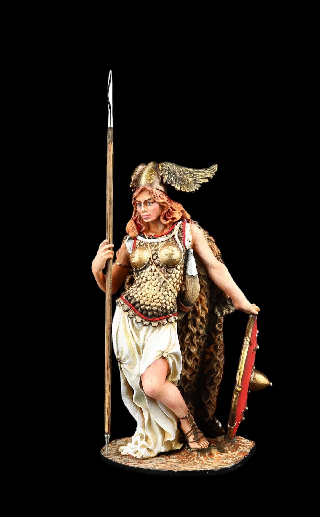 Tin Soldier Collectible Brunhilda or Brynhild, Valkyrie 75 Mm Vikings ...