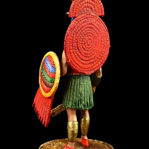 Tin Soldier Collectible Aztec Emperor, XVI C. 54 Mm New World, Aztec ...