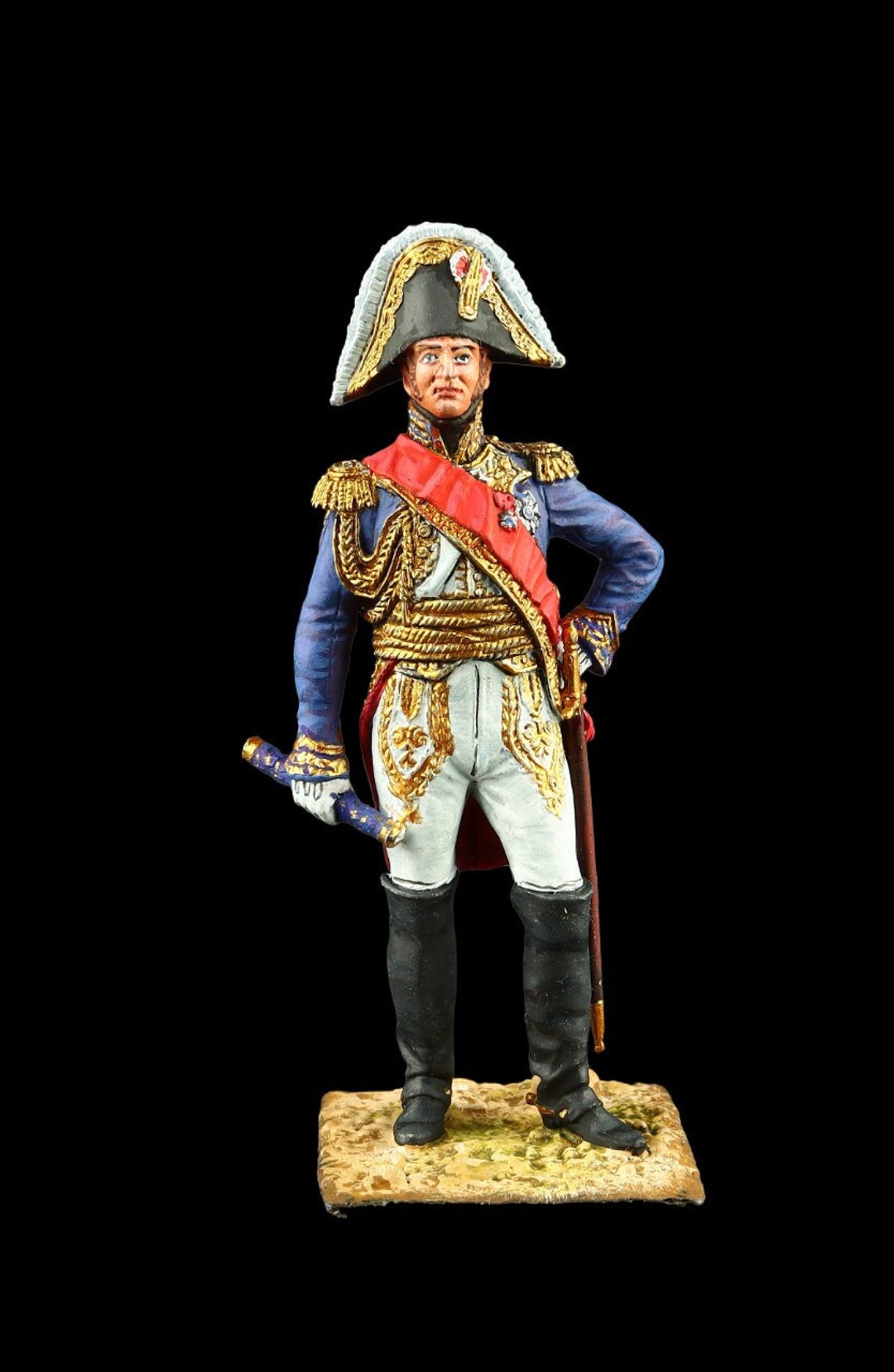 Tin Soldier Collectible Marshal Nicholas Jean De Dieu Soult 54 Mm ...