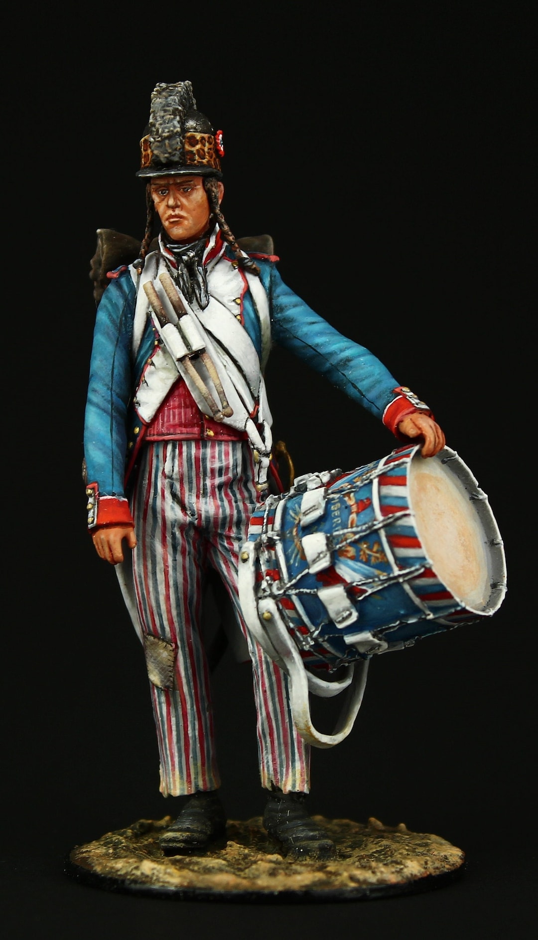 Tin Soldier Museum (TOP) Napoleonic French Revolutionary Drummer 75 Mm ...