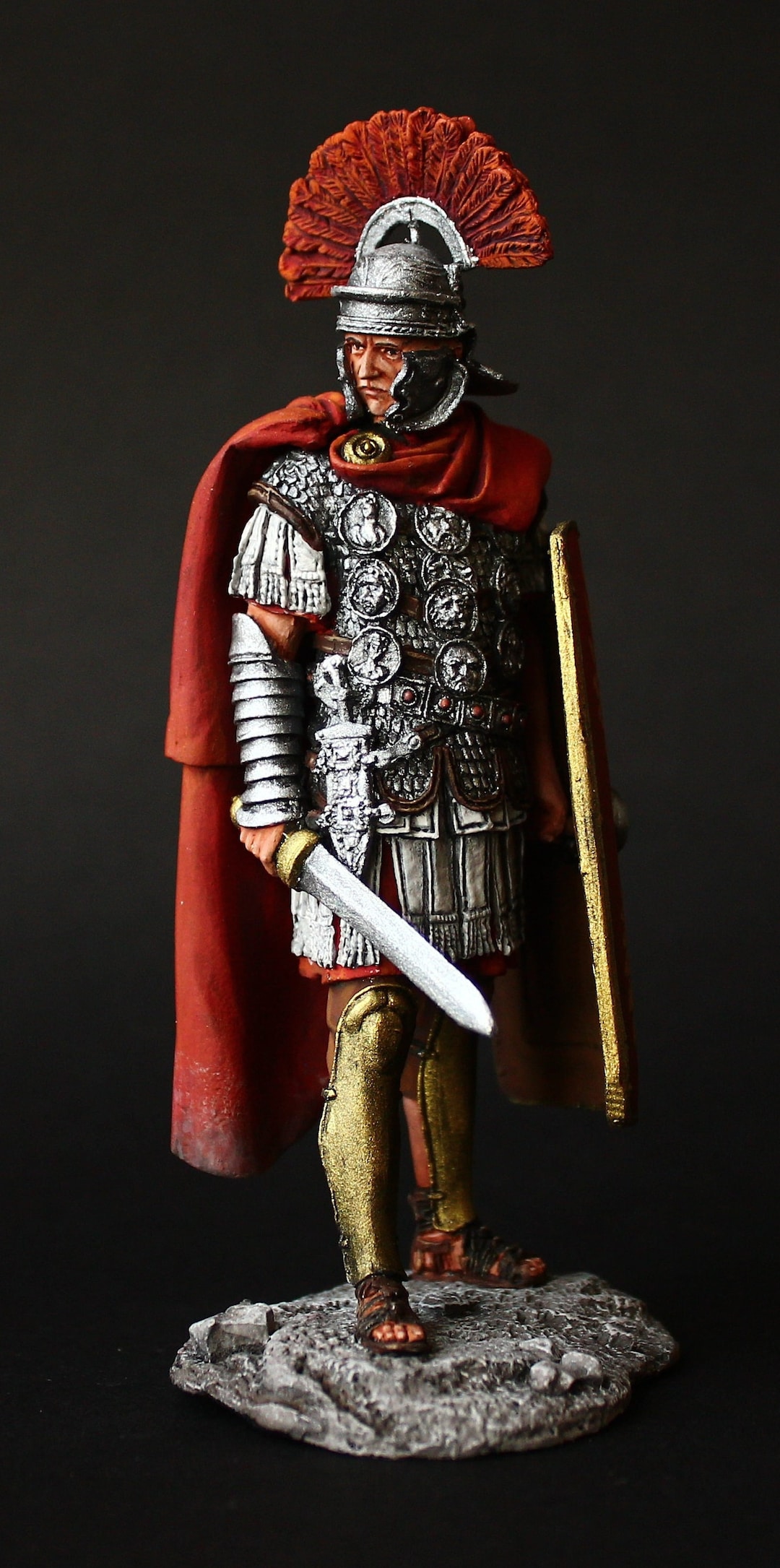 Tin Soldier Collectible Roman Centurion, I C. A.D. 90 Mm Ancient Rome ...