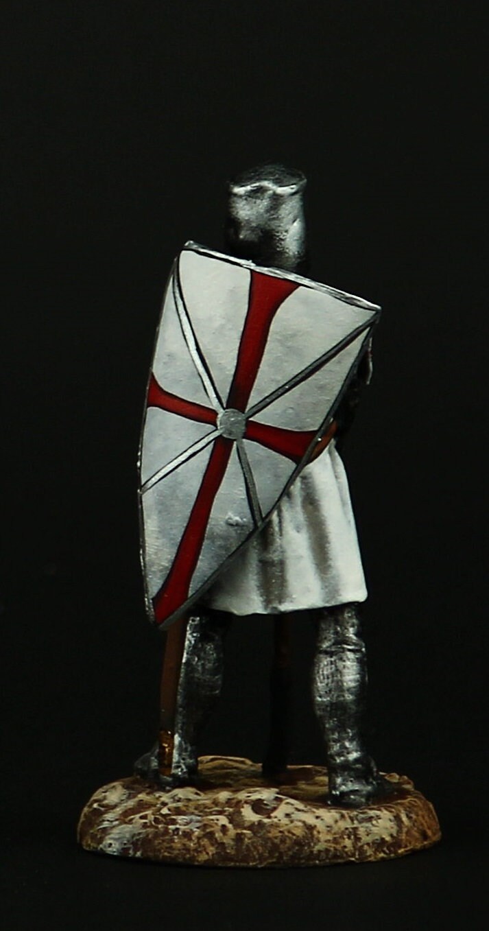Tin Soldier Collectible Templar Order Knight, 1270-1291 54 Mm Medieval ...