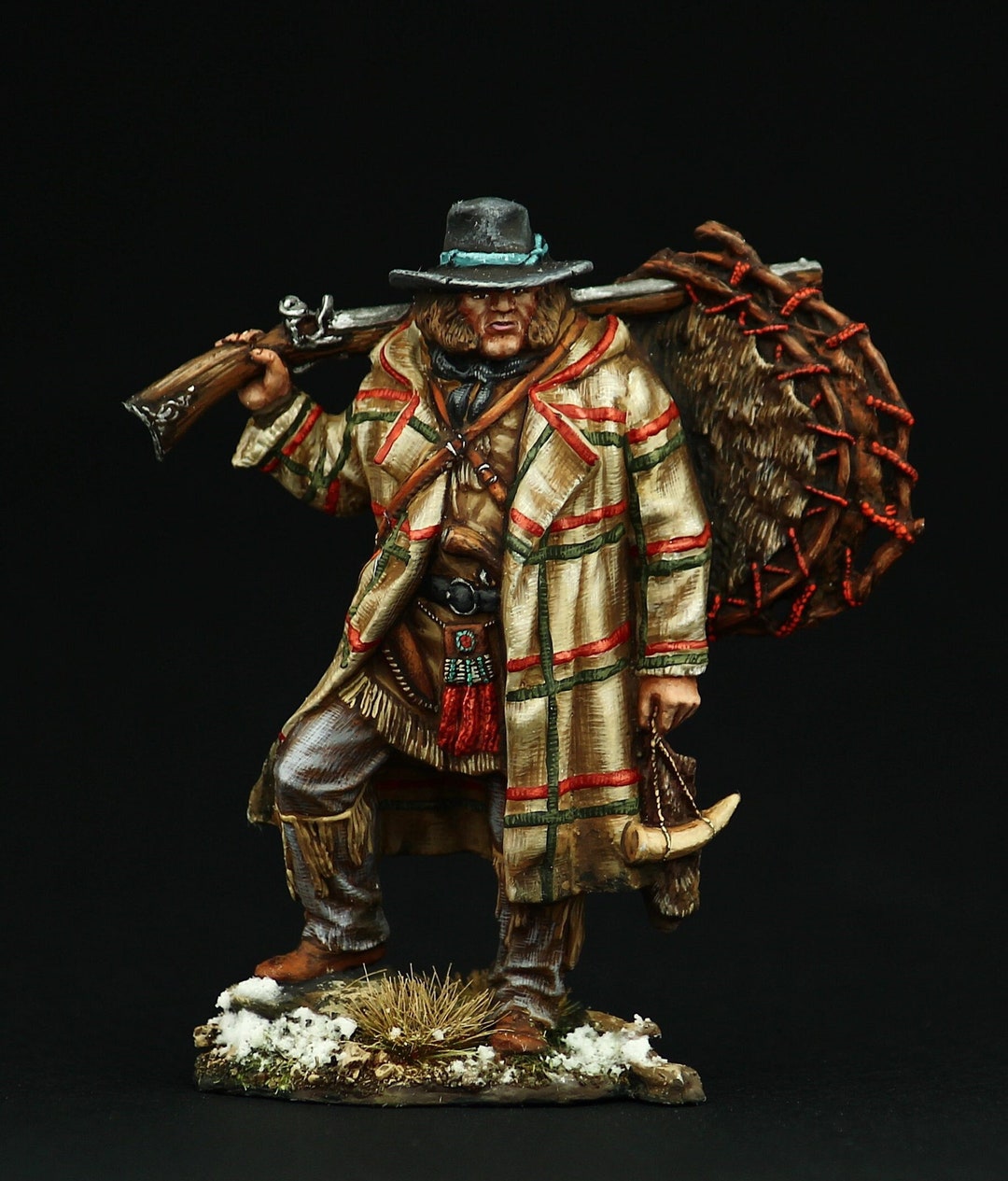 Tin Soldier Museum (TOP) American Trapper, XVIII-XIX Cc. 54 Mm Old West ...