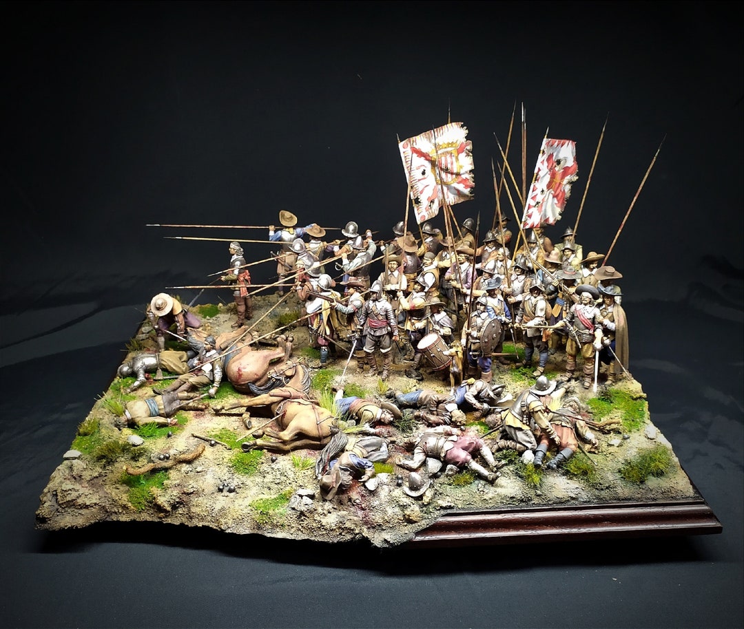 DIORAMA Museum TOP Rocroi 1643. the Last Tercio 54 Mm - Etsy