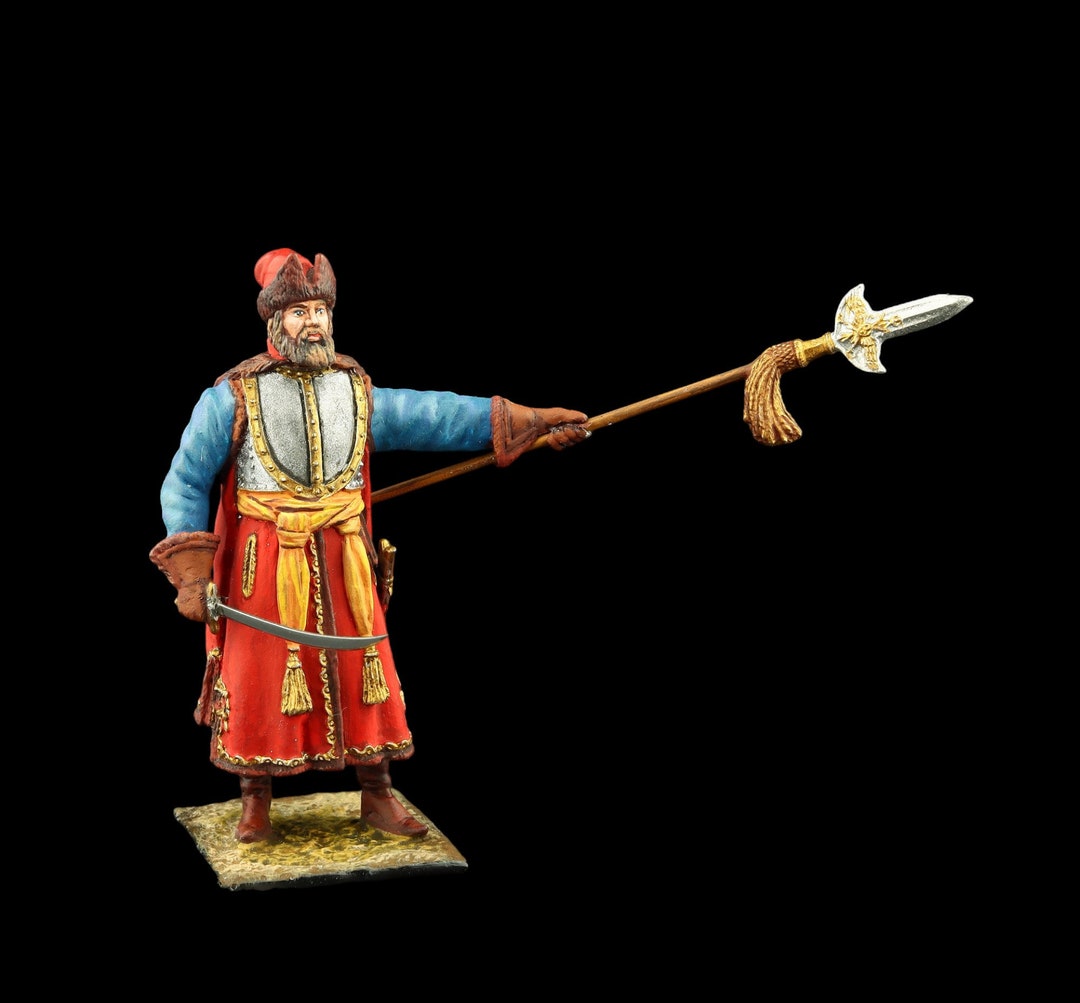 Tin Soldier Collectible Colonel of Streletz Regiment, XVII C. 54 Mm ...