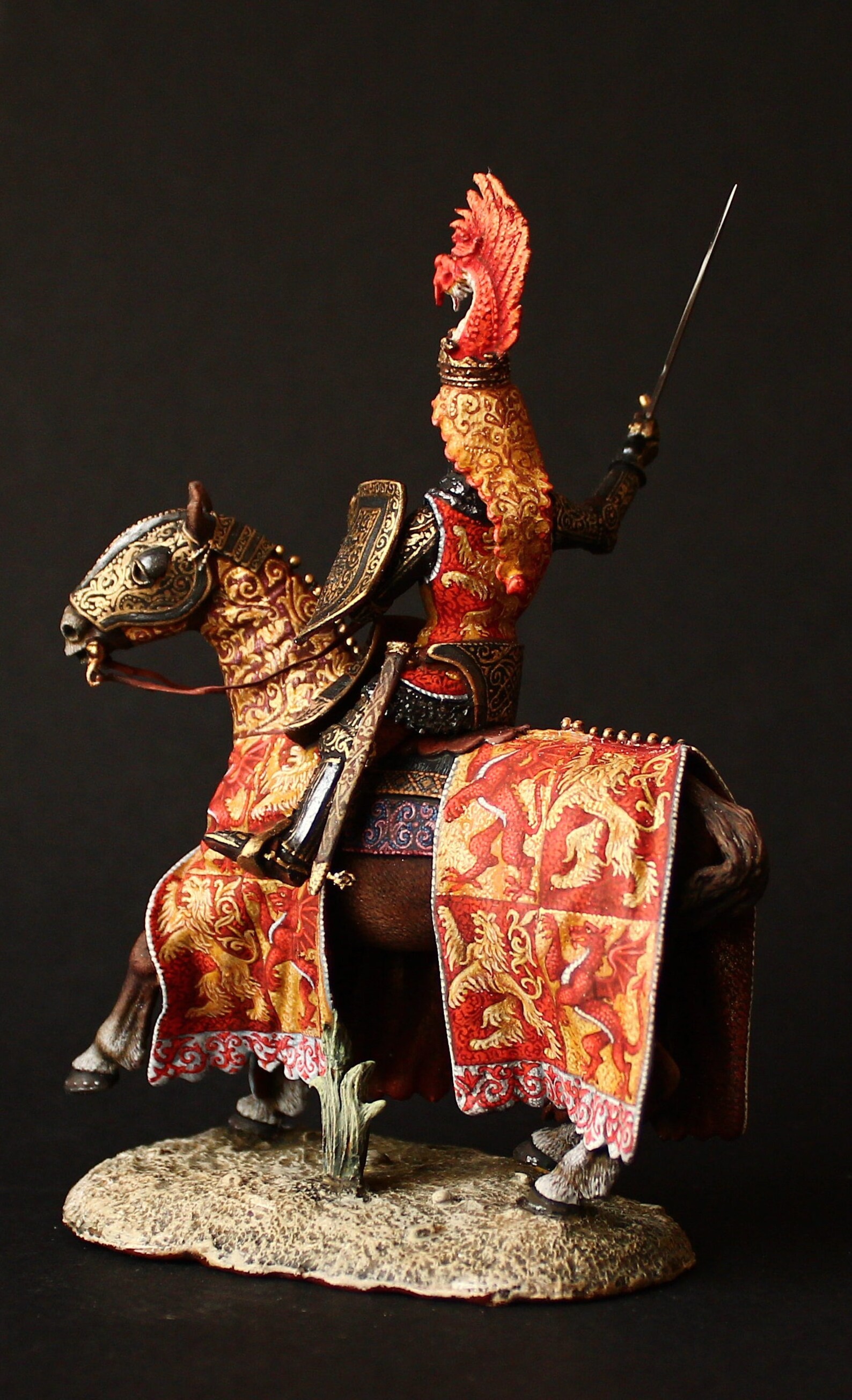 Tin Soldier Museum TOP Medieval Knight in Heraldry Armour - Etsy