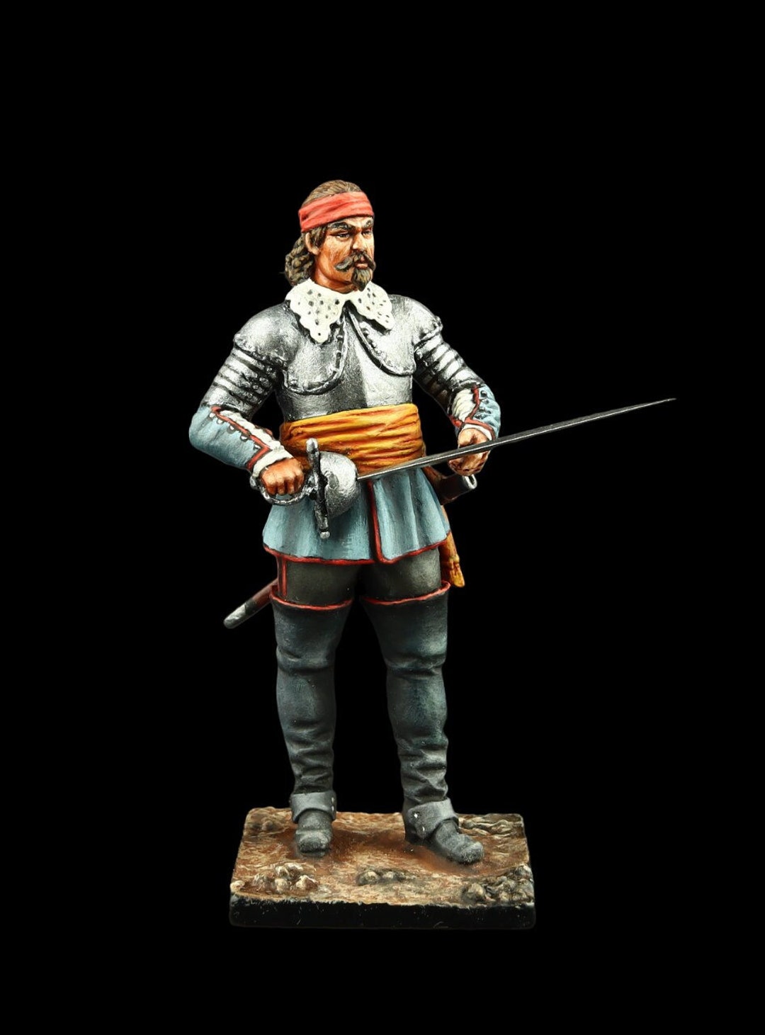 Tin Soldier Collectible Rocroi, 1643. the Last Tercio. Officer 54 Mm ...