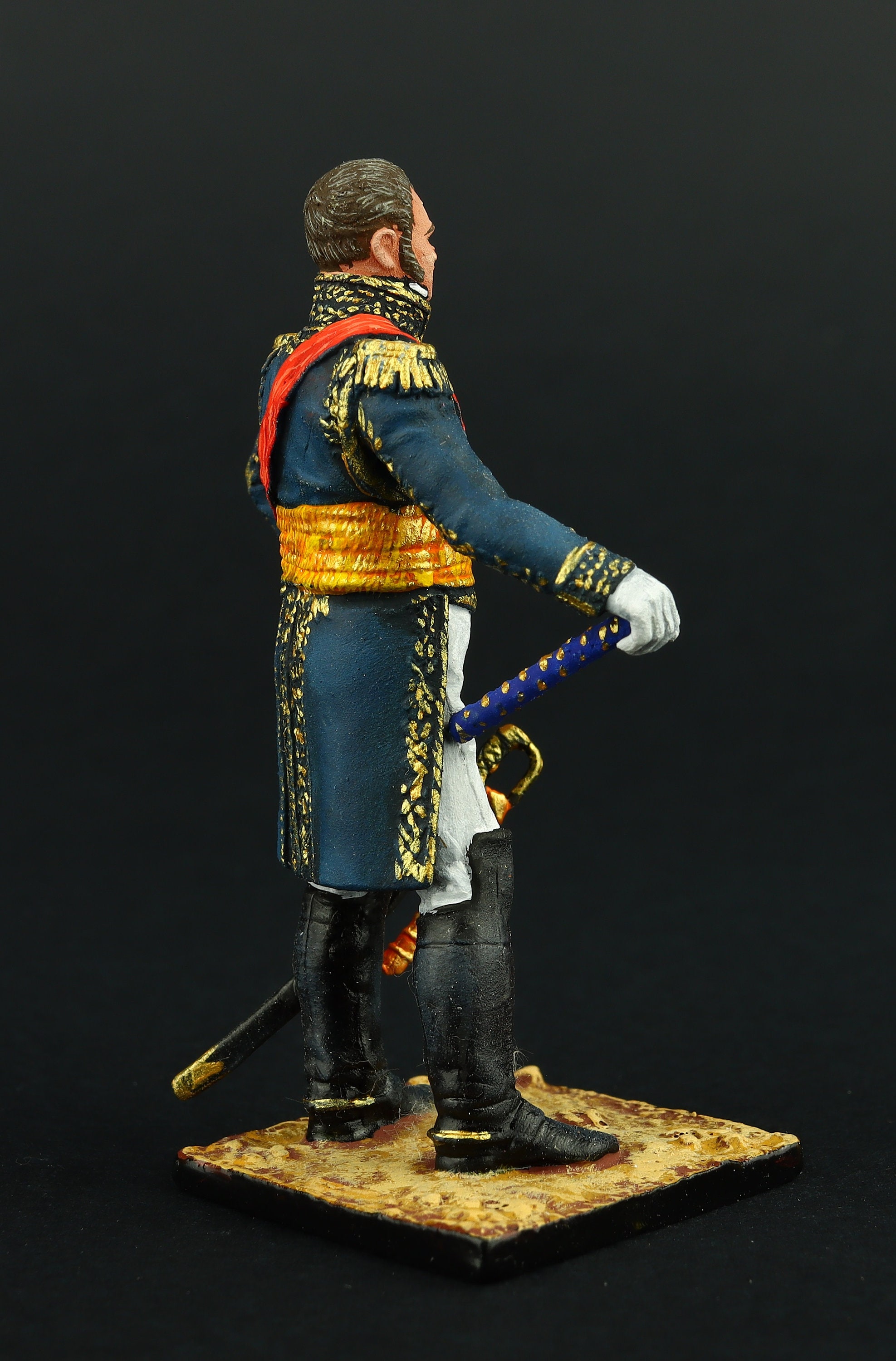 Tin Soldier Collectible Marshal Claude-victor Perrin 54 Mm - Etsy