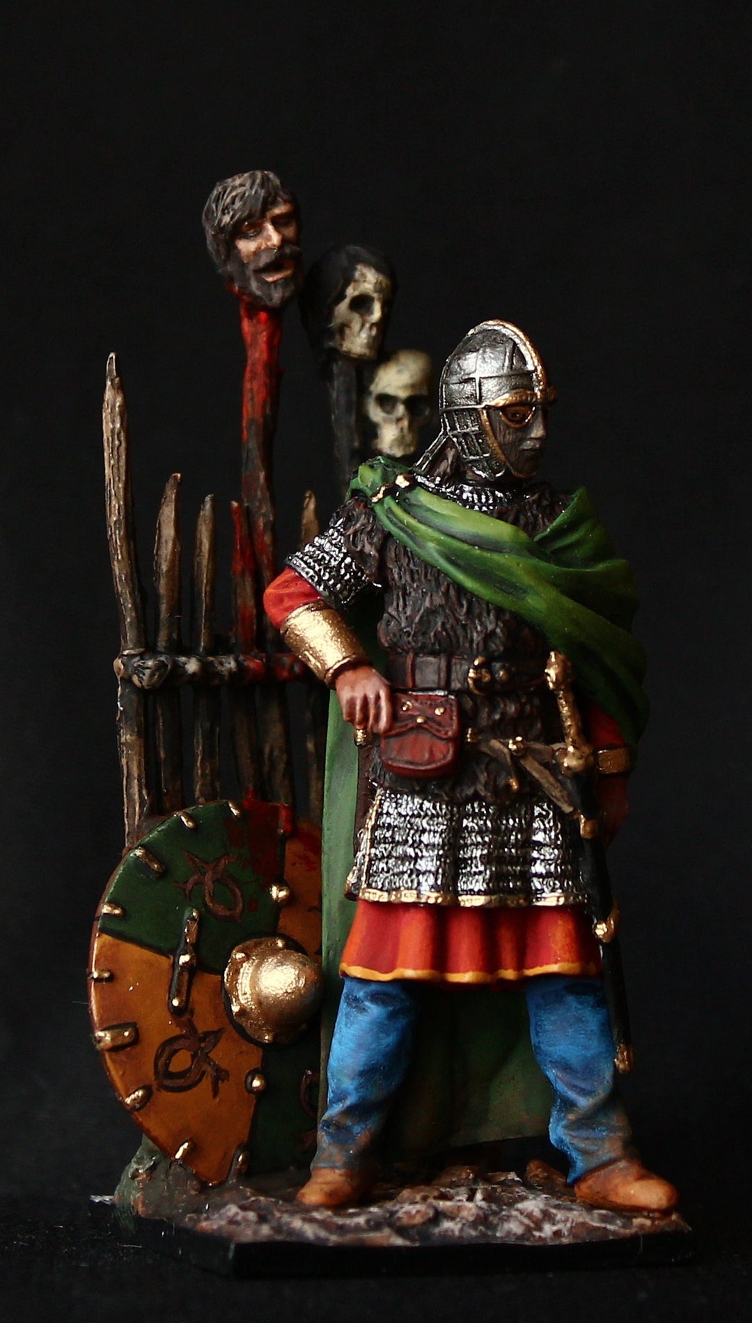 Tin Soldier Collectible Anglo-saxon Chief, VII C. B.C. 54 Mm Vikings ...