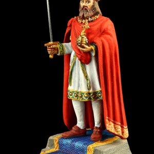Tin Soldier Collectible Coronation of Charlemagne 54 Mm Medieval Age ...
