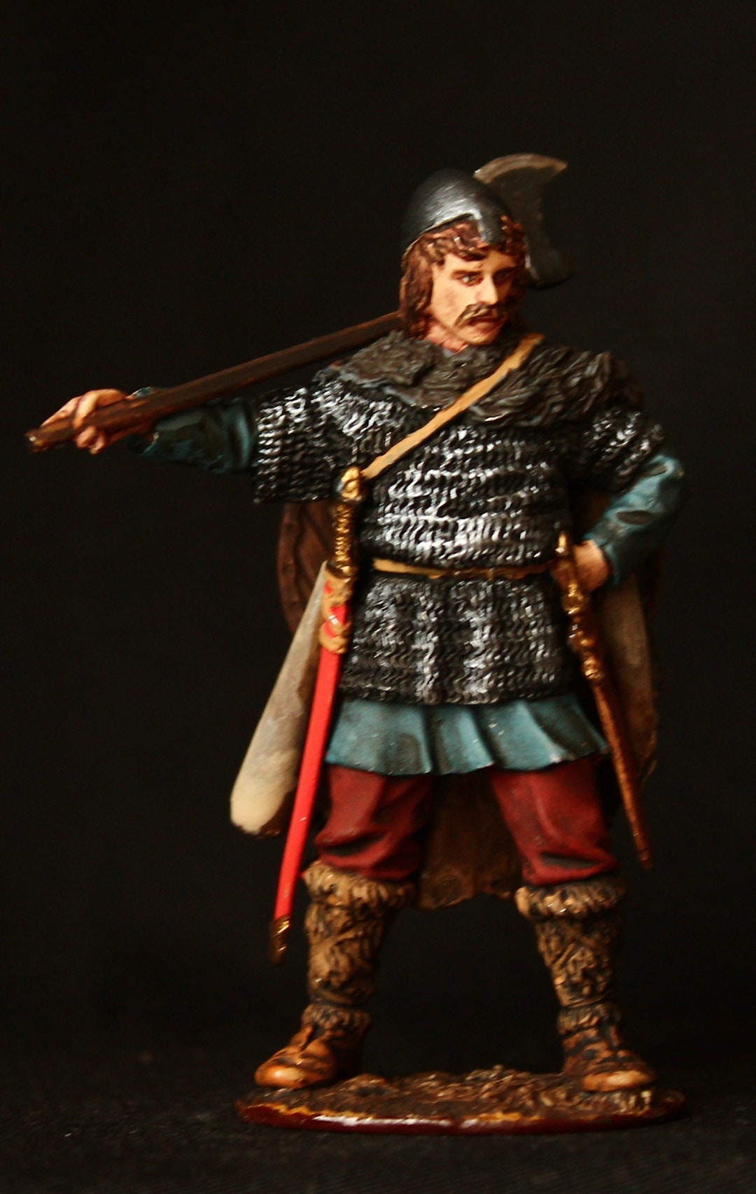 Tin Soldier Collectible Viking Warrior, IX-X Cc. 54 Mm Vikings ...