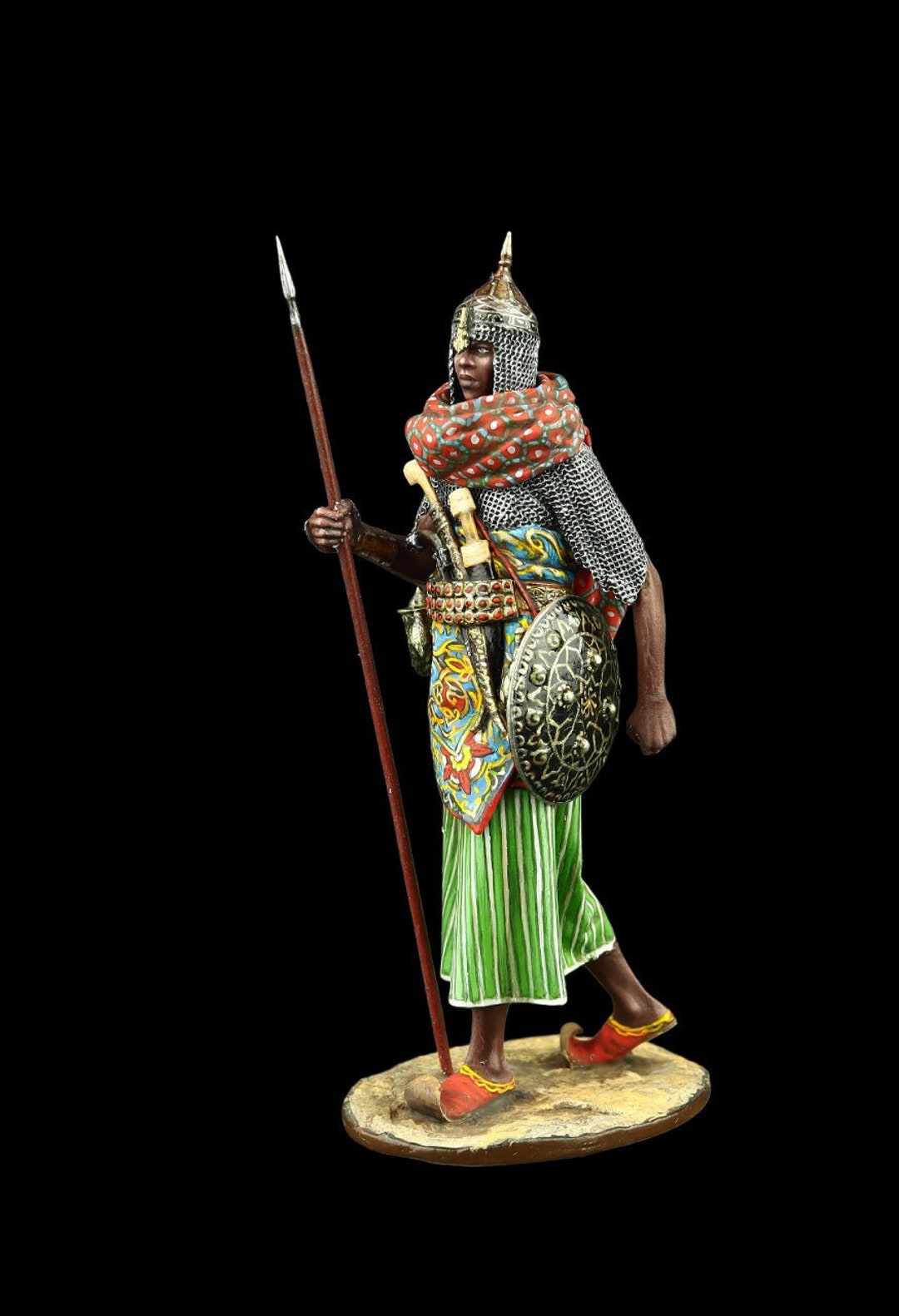 Resin Soldier Museum (TOP) Nubian Palace Guard 54 Mm Near East, Muslim ...