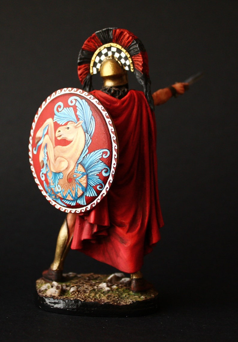 Tin Soldier Collectible Greek Strategos, V C. B.C 90 Mm Ancient Greece ...