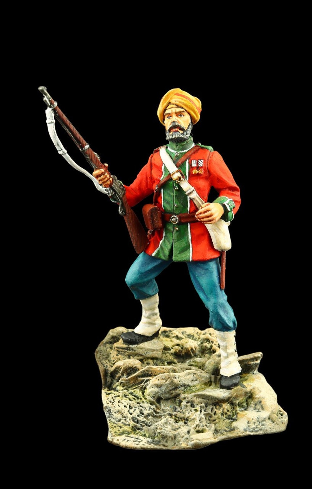 Tin Soldier Collectible Bengal Infantry, 15th Reg, 1898 54 Mm India - Etsy