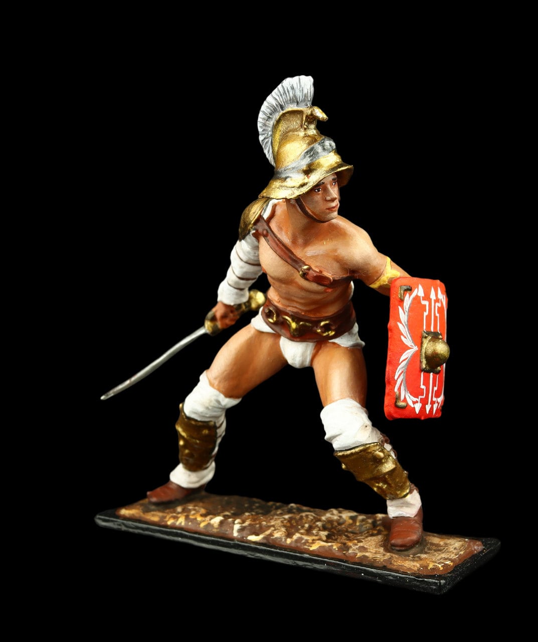 Tin Soldier Collectible Roman Gladiator Thraex 60 Mm Ancient Rome - Etsy