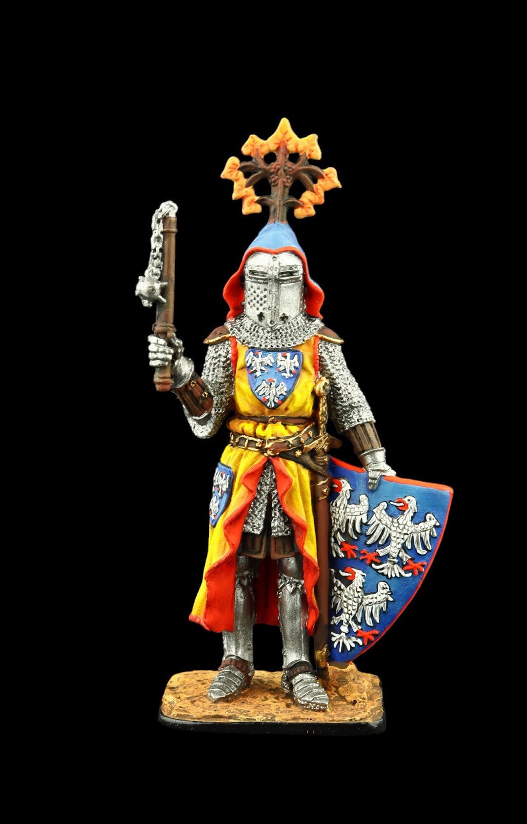 Tin Soldier: Medieval Knight Count Friedrich Von Leiningen, XIV C. (54 ...
