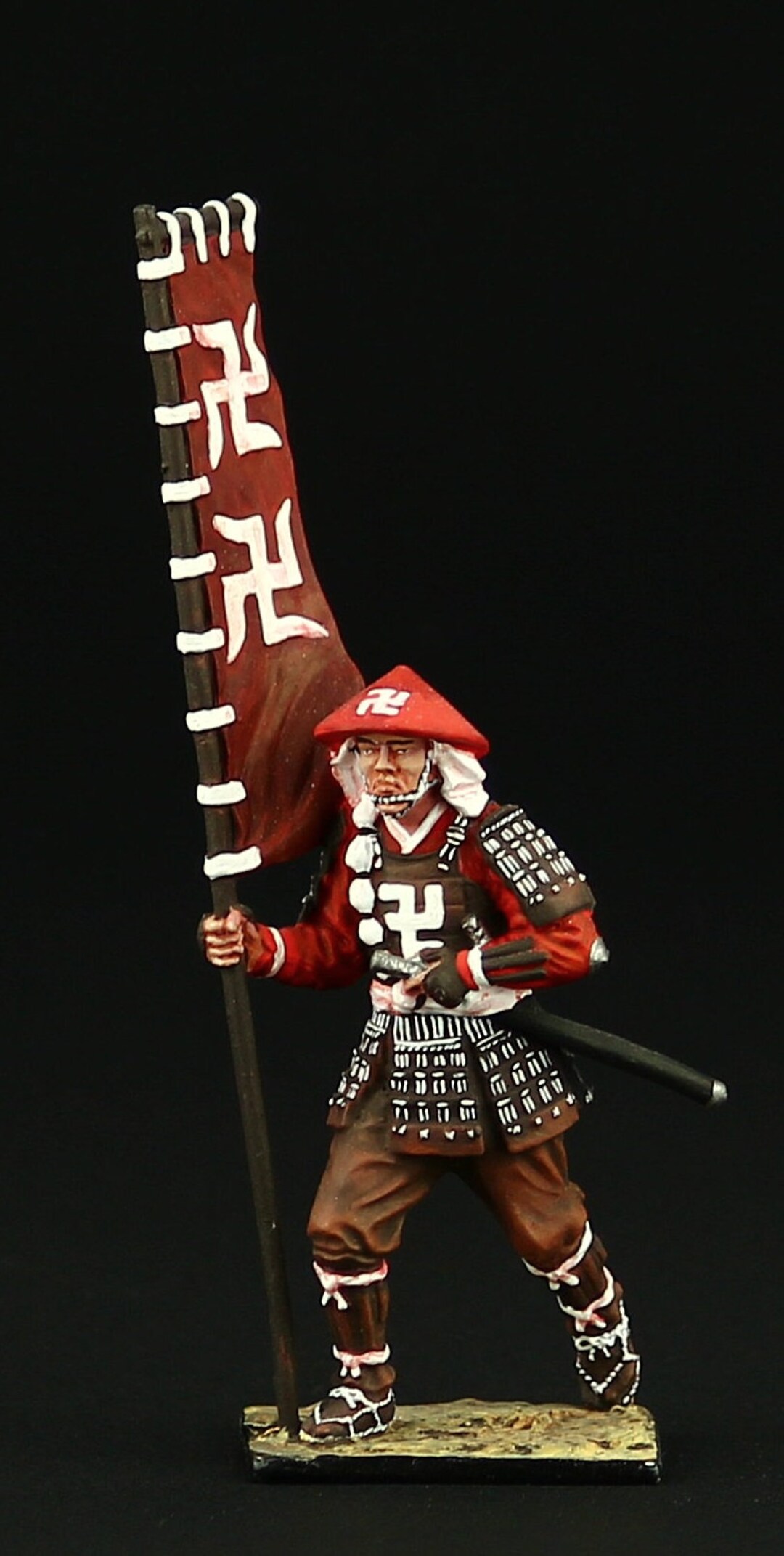 Tin Soldier Collectible Ashigaru With Standard, Late XVI - Early XVII ...