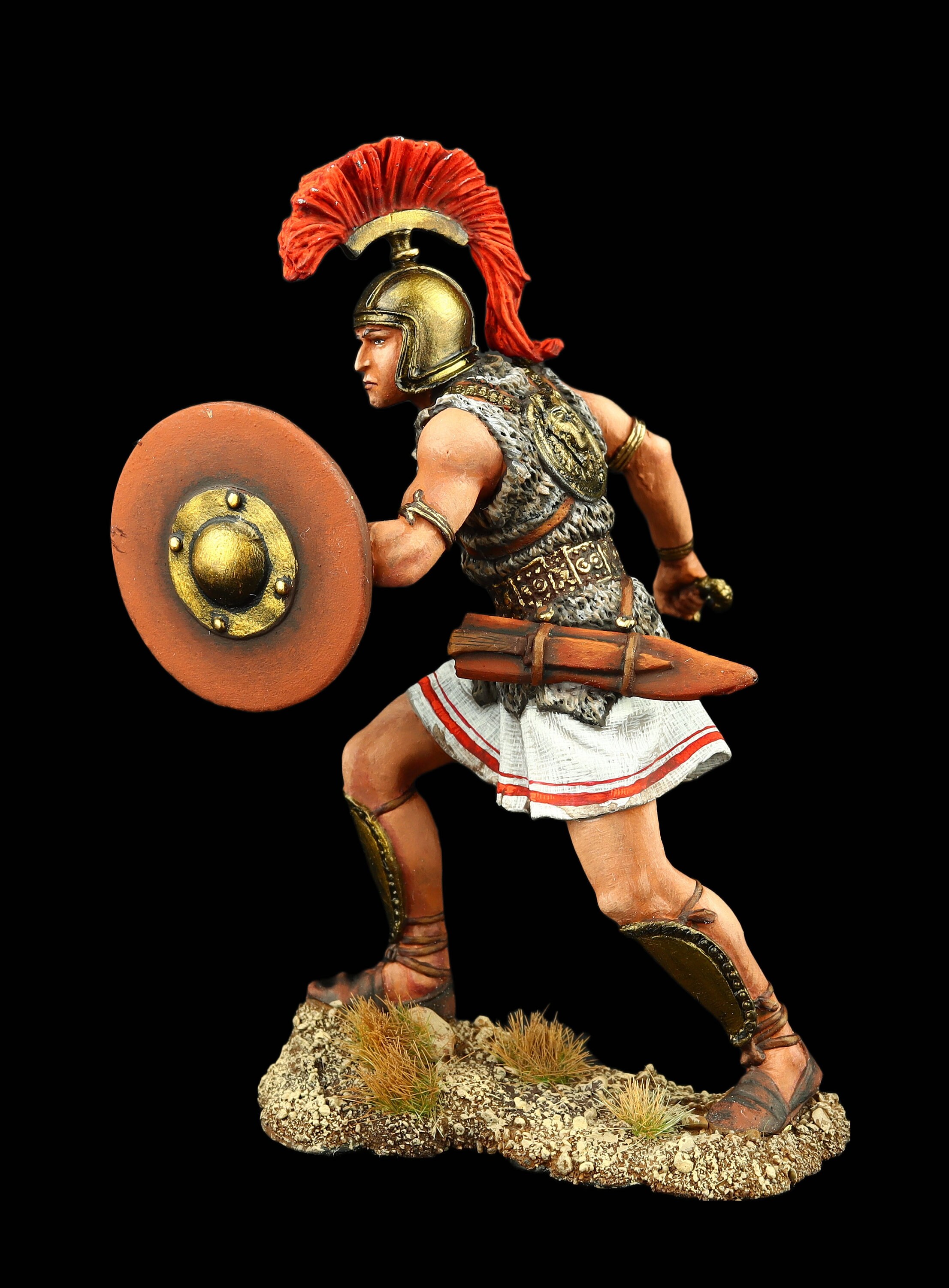 Tin Soldier Collectible Iberian Warrior 75 Mm Ancient Rome & Carthage ...