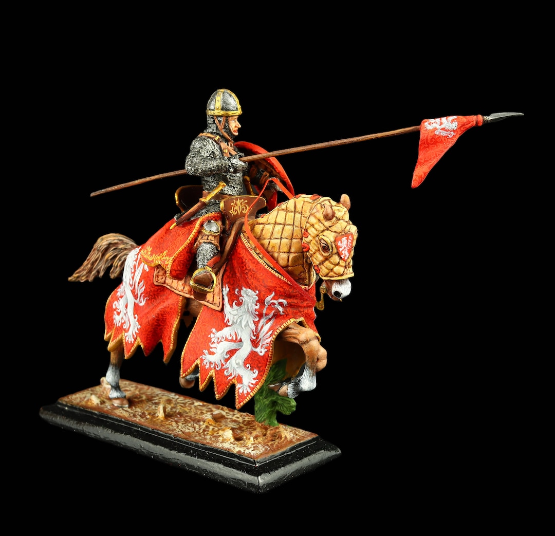 Tin Soldier Museum (TOP) Mounted Norman Knight, XI C. 54 Mm Medieval ...
