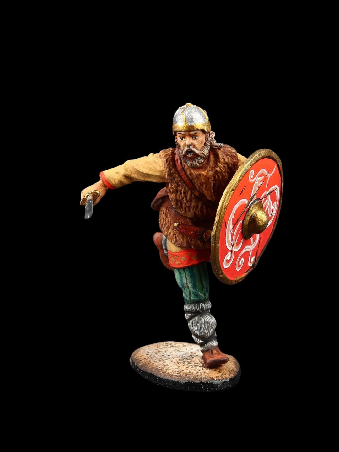 Tin Soldier Collectible Running Viking, IX-X сс. 54 Mm Vikings ...