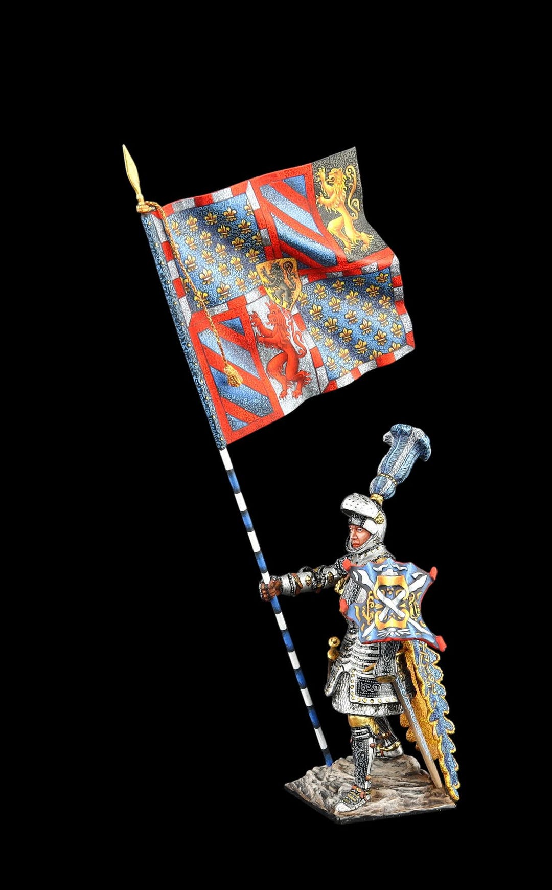 Tin Soldier Museum (TOP) Duke of Burgundy Knight 54mm Medieval - Etsy