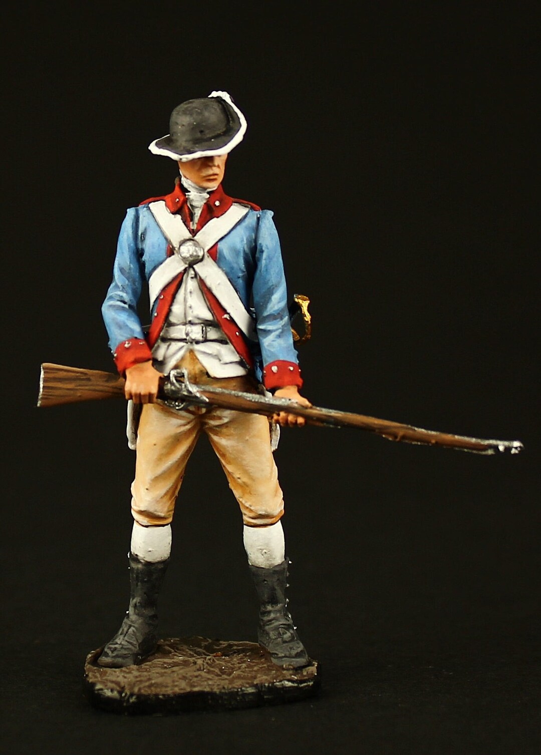 Tin Soldier Collectible Continental Marine, 1795 54 Mm the History of U ...