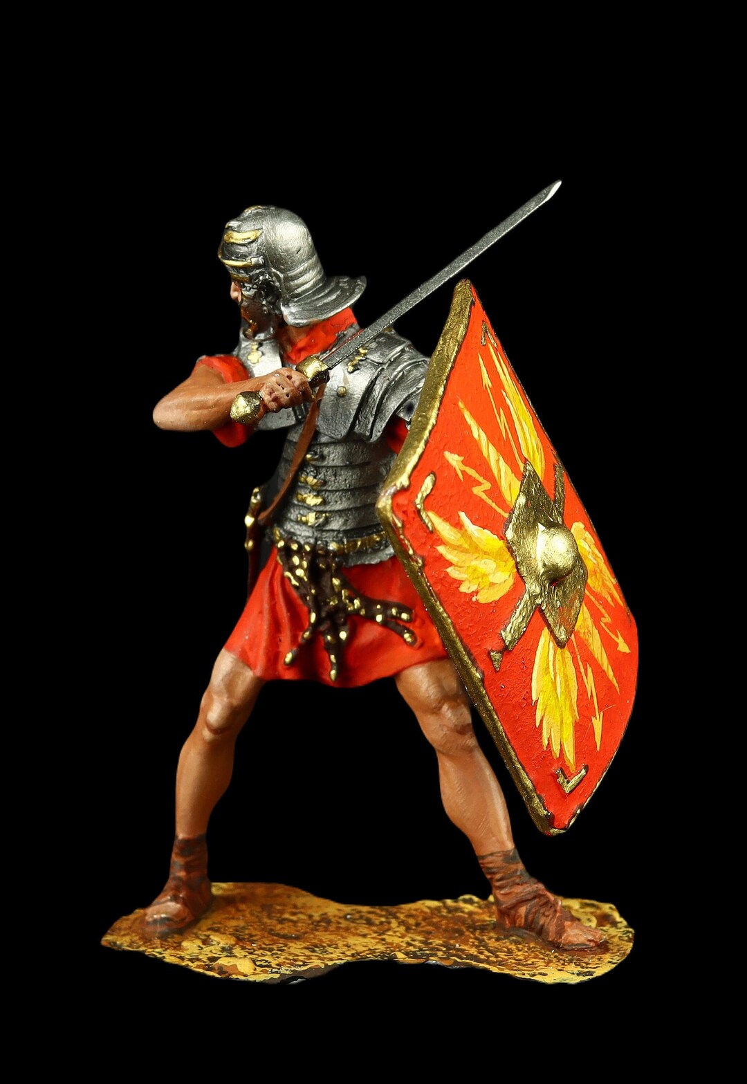 Tin Soldier Collectible Roman Legionary 54 Mm Ancient Rome & Carthage ...