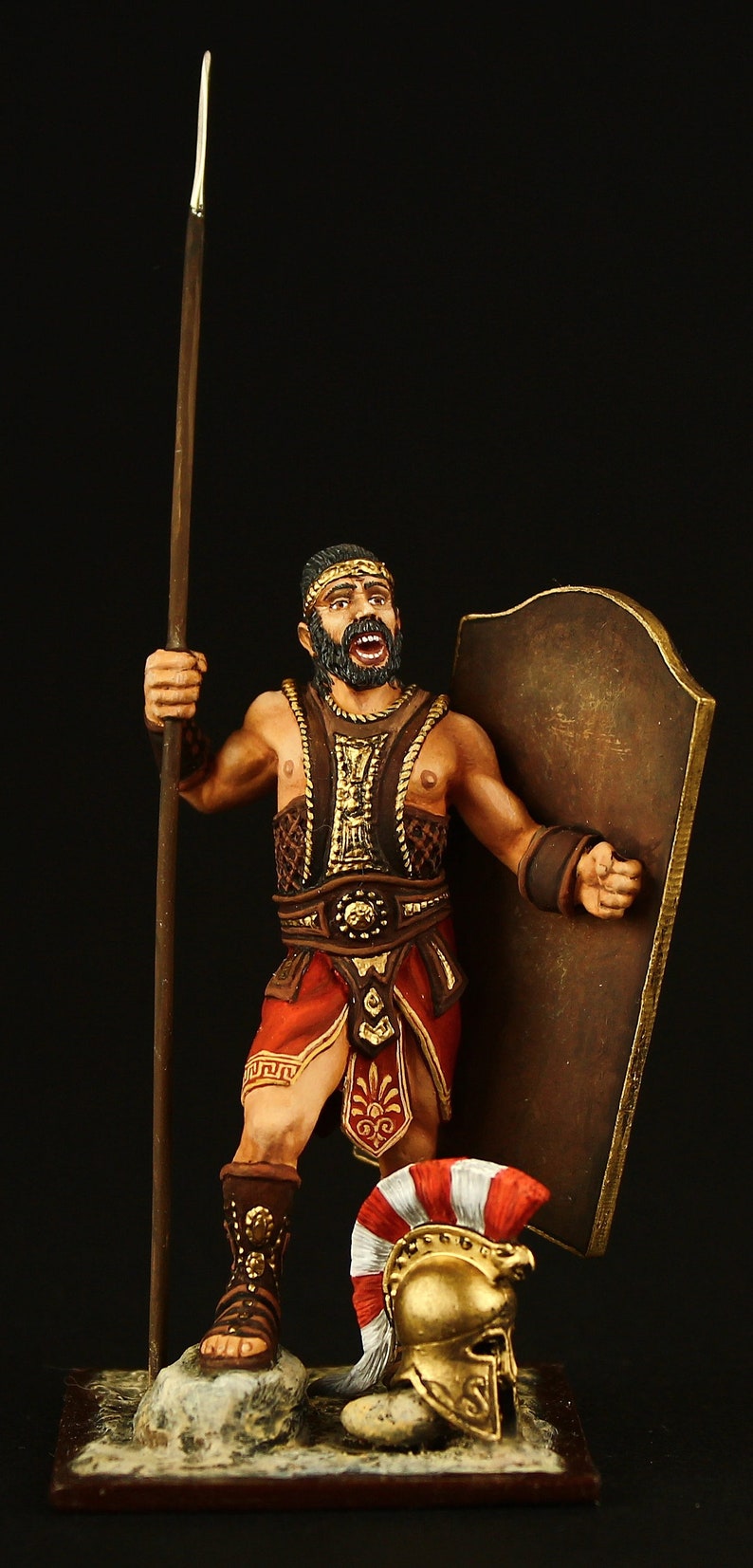 Tin Soldier Museum TOP Ajax the Son of King Telamon Siege - Etsy