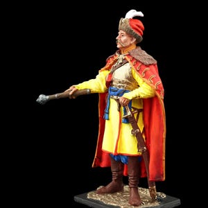 Tin Soldier Collectible Colonel of Cossacks, Ukraine, XVII C. 54 Mm ...
