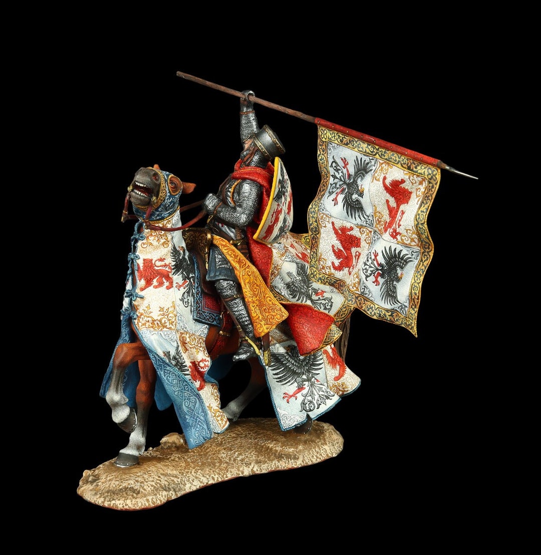 Tin Soldier Museum (TOP) Knight With Standard at Holy Land, XIII C 90 ...