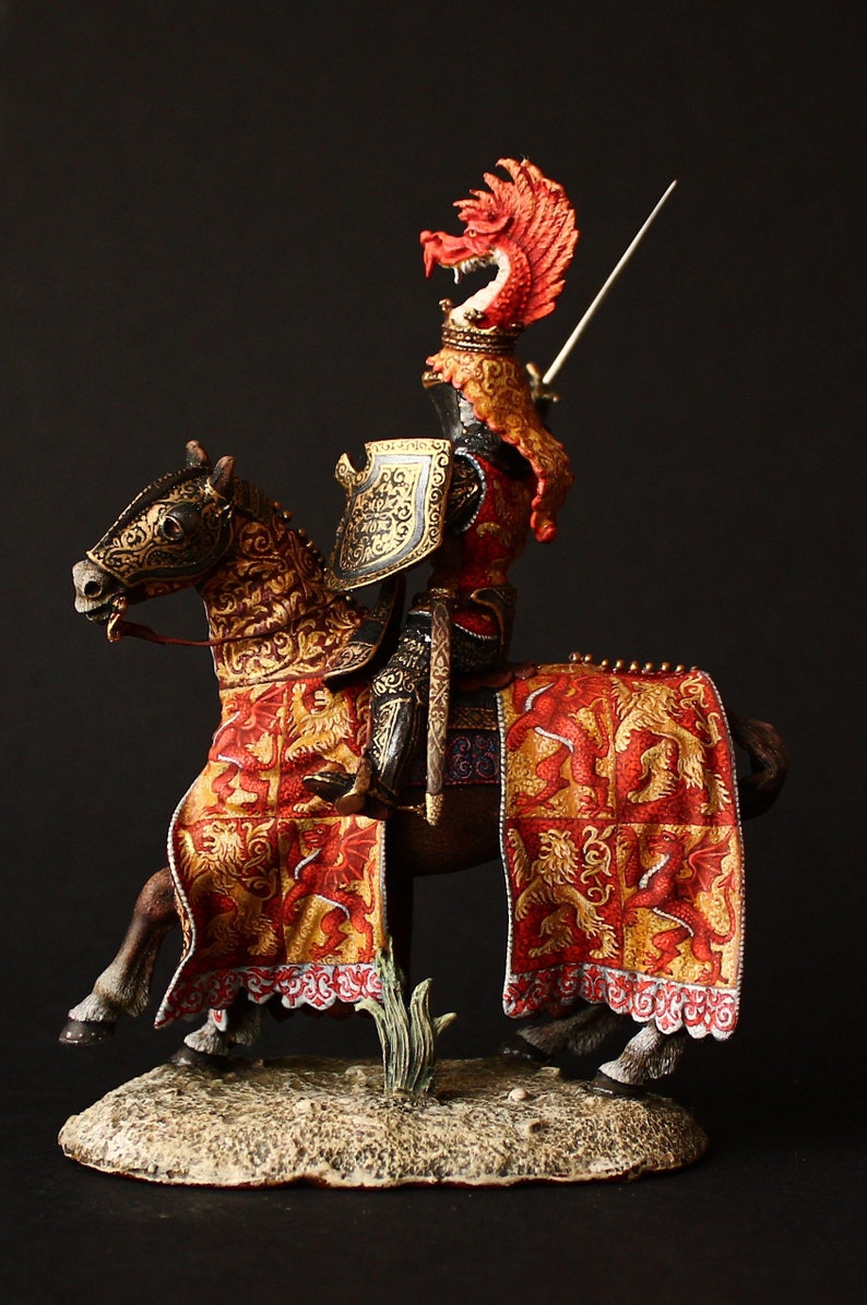 Tin Soldier Museum TOP Medieval Knight in Heraldry Armour - Etsy