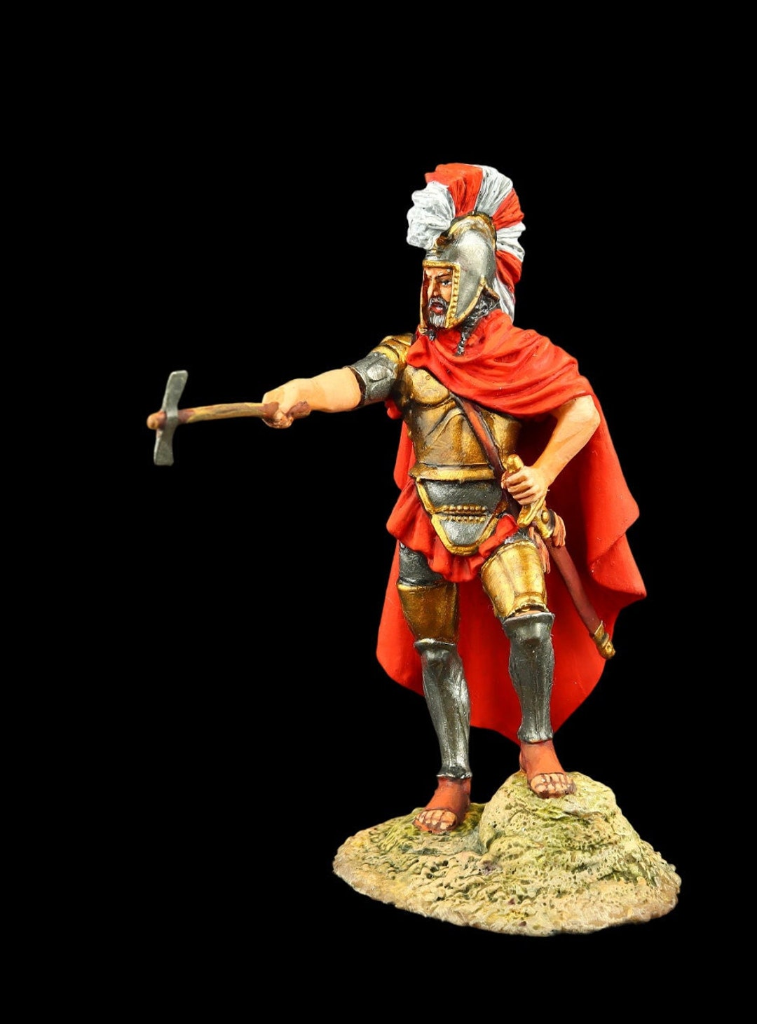 Tin Soldier Collectible Etruscan King Lars Porsenna Ca . 500 B.C. 54 Mm ...