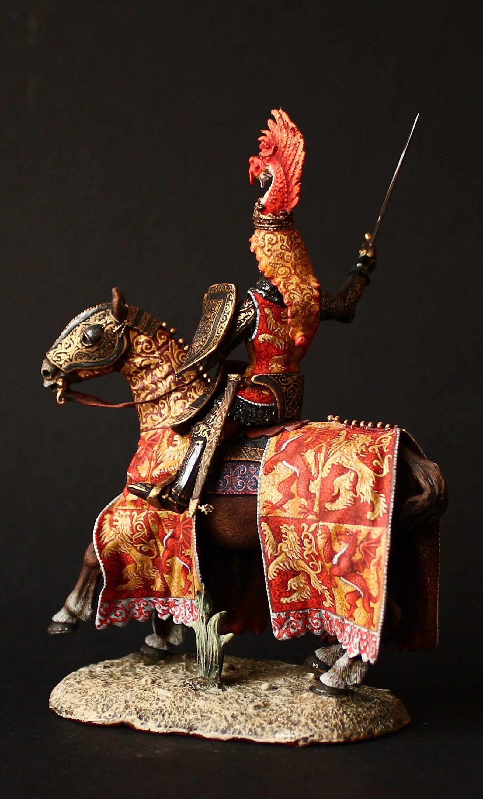 Tin Soldier Museum TOP Medieval Knight in Heraldry Armour - Etsy