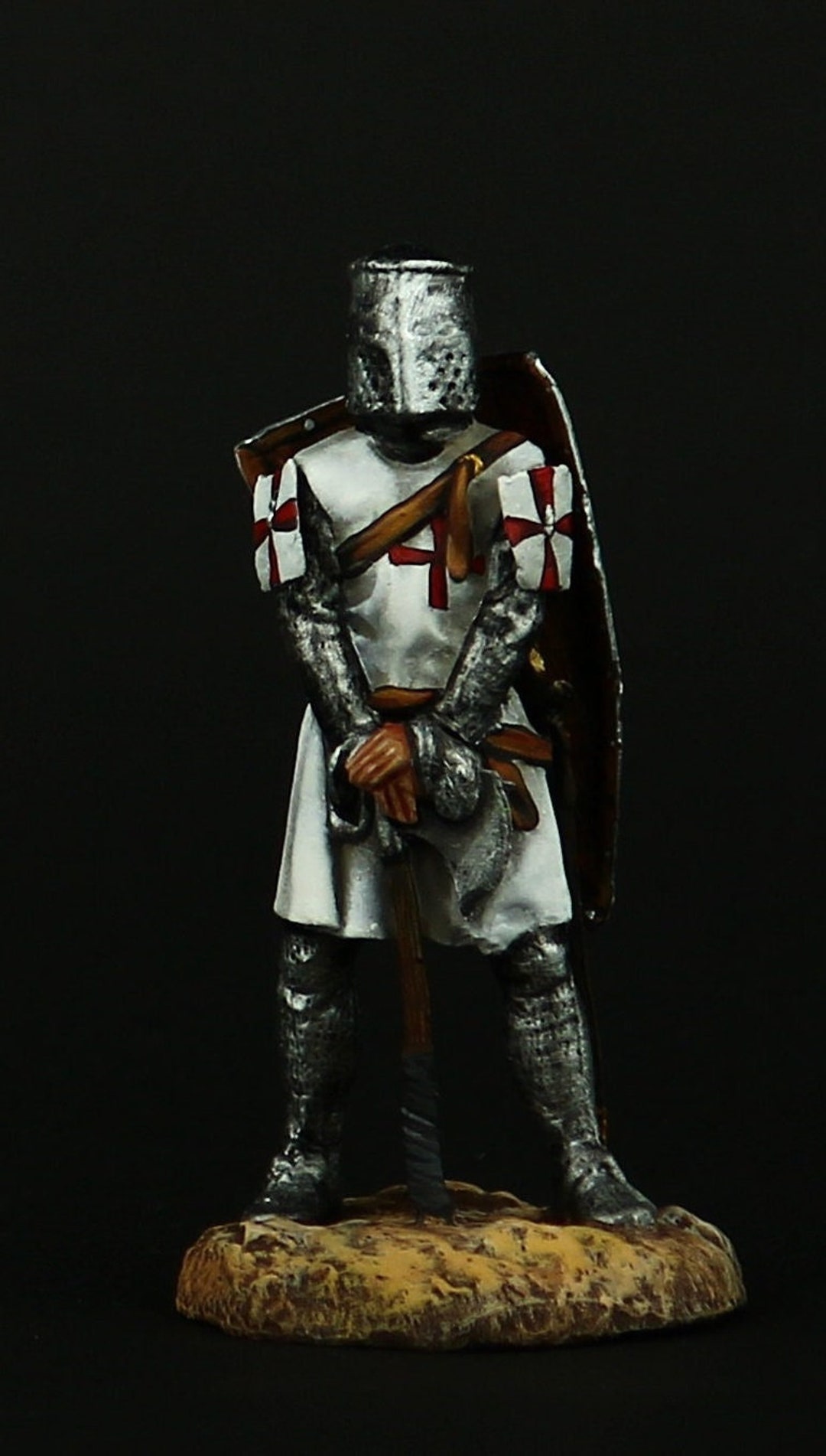Tin Soldier Collectible Templar Order Knight, 1270-1291 54 Mm Medieval ...