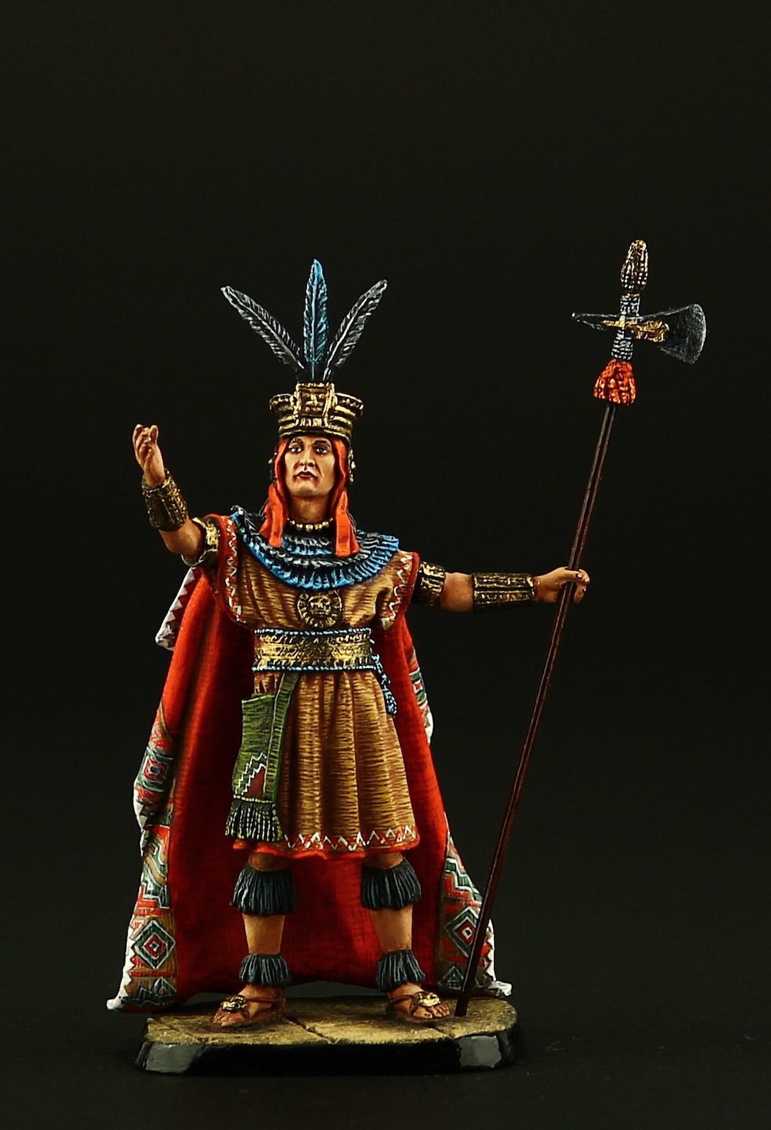 Tin Soldier Museum (TOP) Atahualpa, Sapa Inca 1500-1533 54 Mm American ...