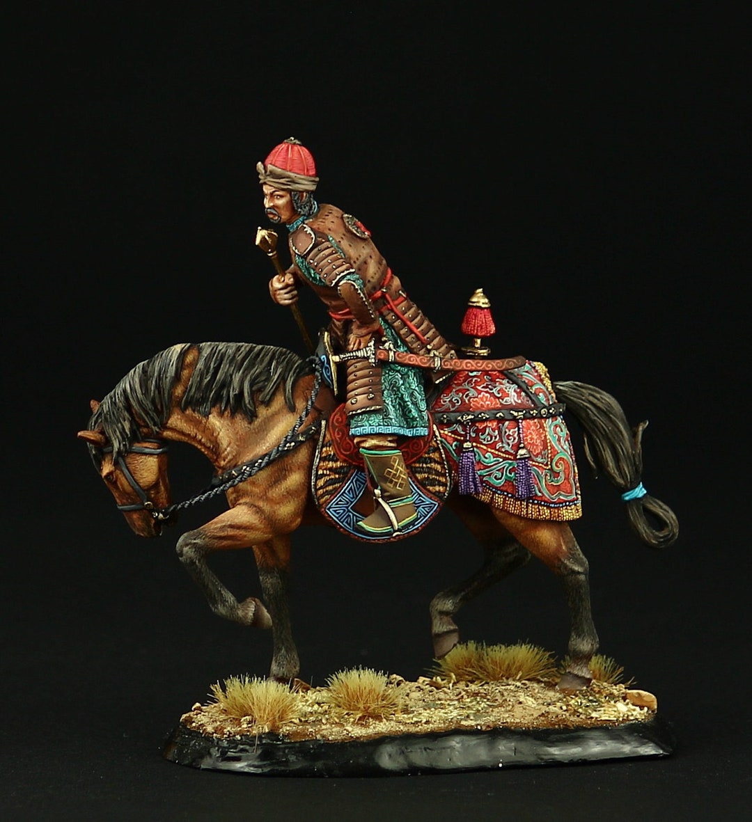 Tin Soldier Museum (TOP) Mongolian Commander Mamai, 1380 54 Mm Far East ...