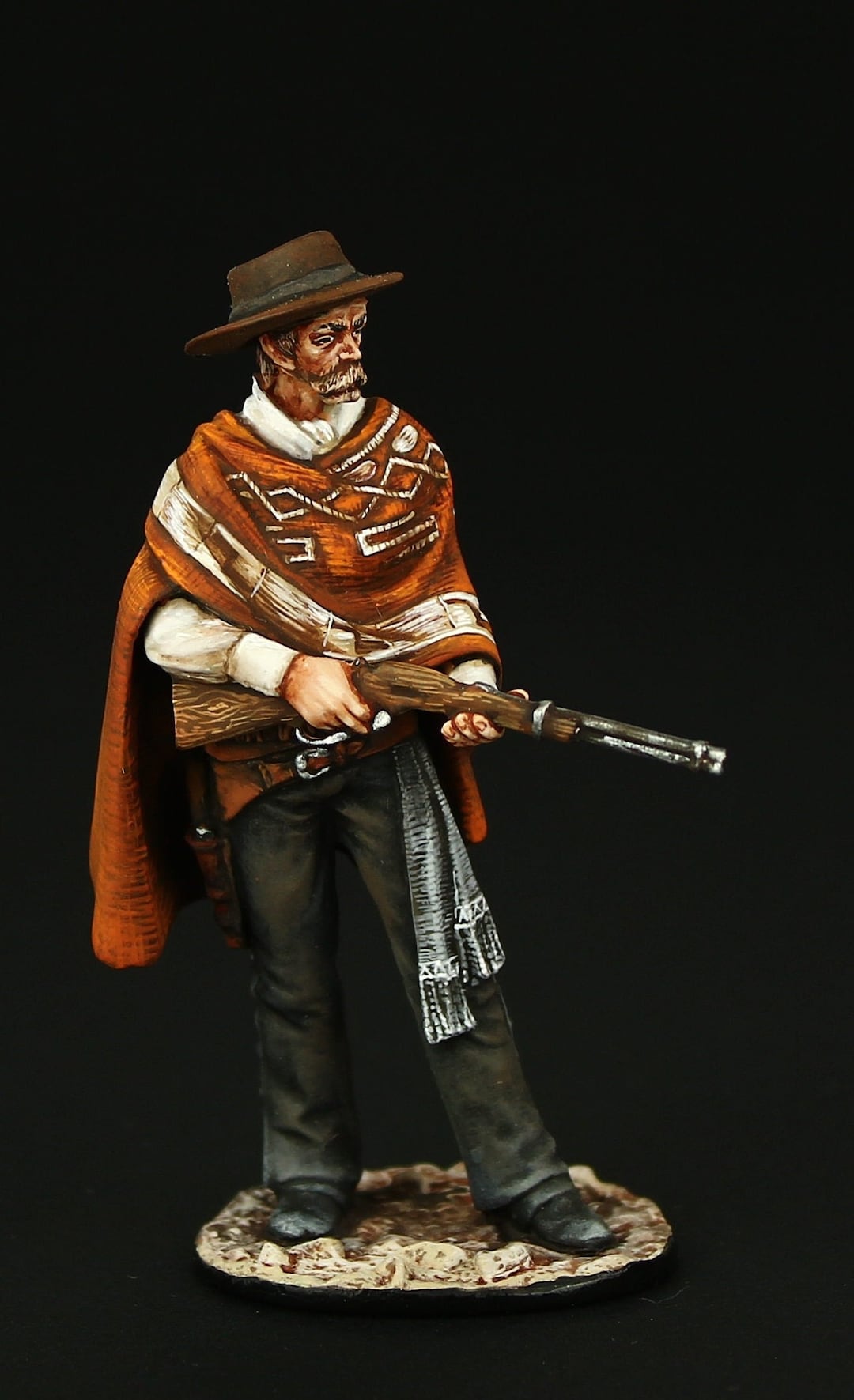 Tin Soldier Museum (TOP) Cowboy With Winchester, 1866 54 Mm Old West ...