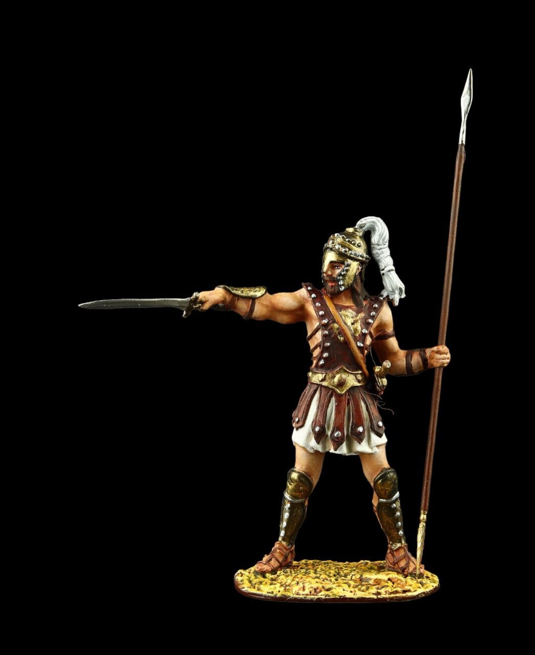 Tin Soldier Collectible Trojan General 54 Mm Antique World: Ancient ...