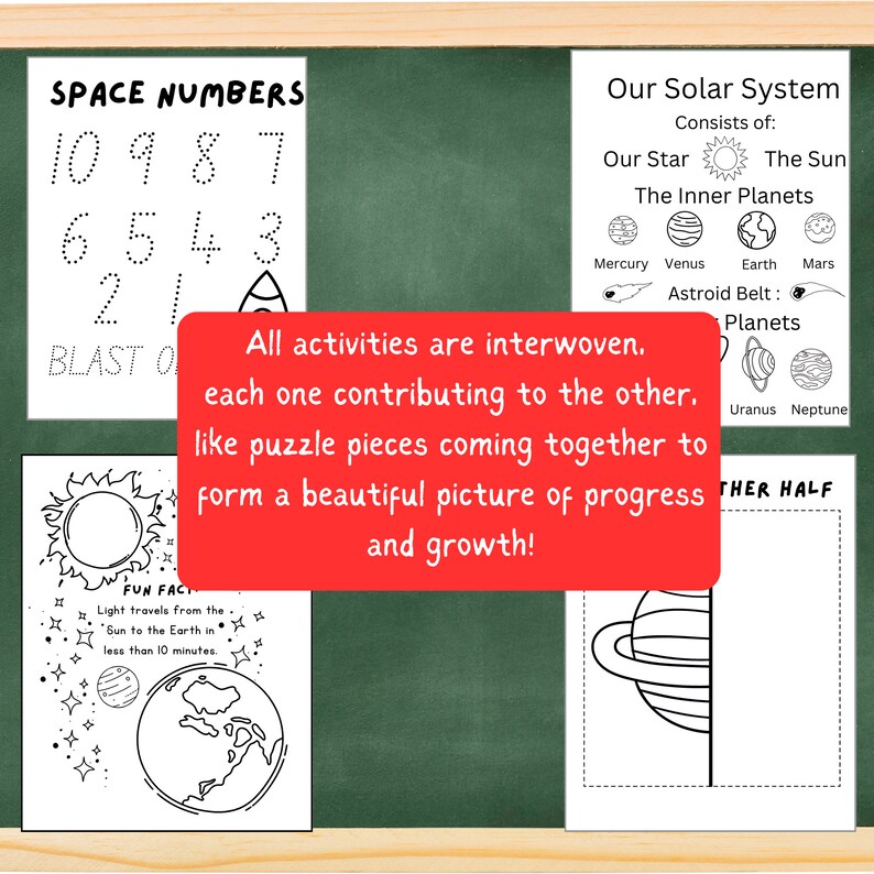 My Space Science Activity Book | Unique Activities | Kindergarten, 1st ...