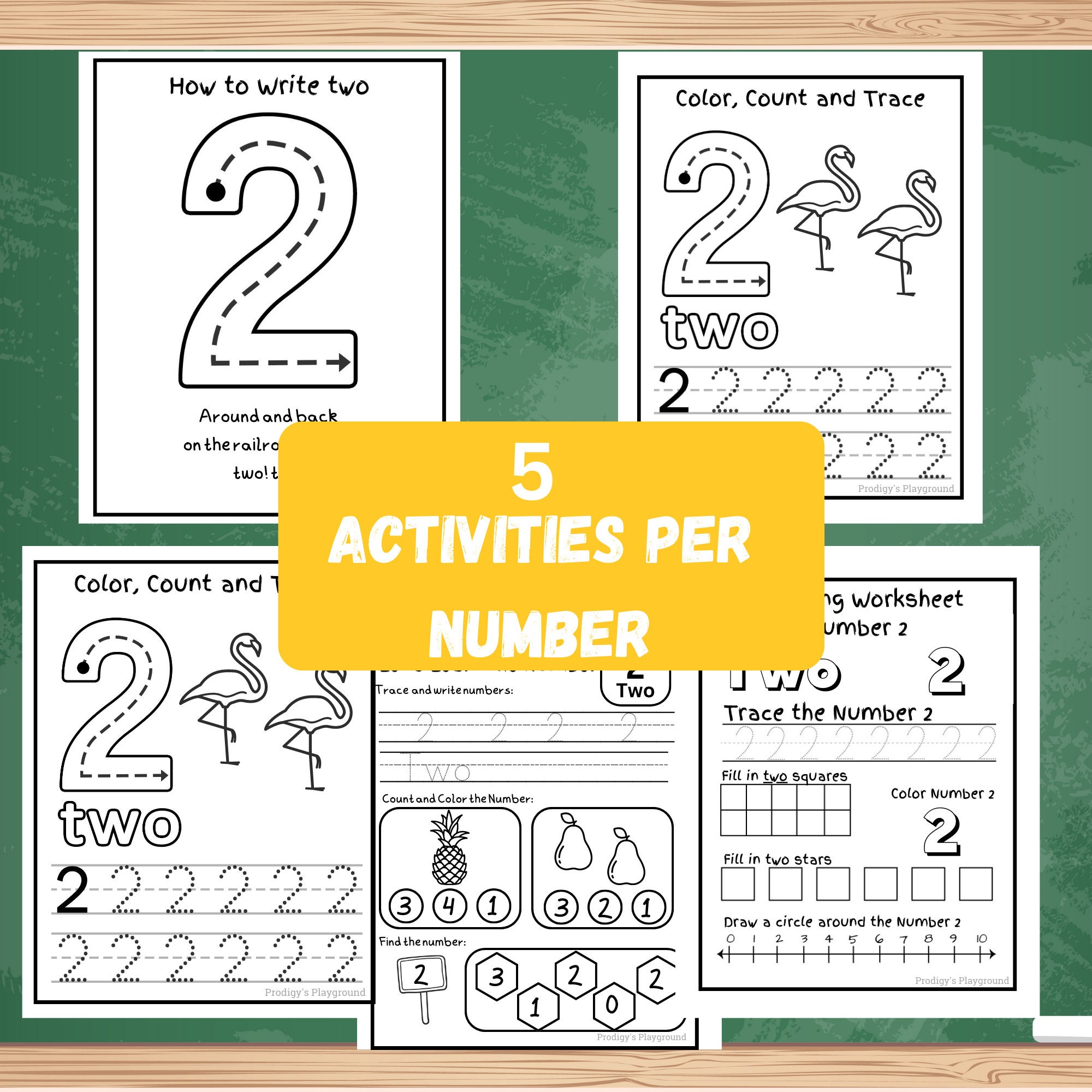 Let's Learn Our 123s 5 Different Activities per Number - Etsy