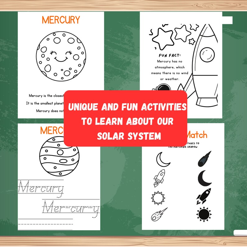 My Space Science Activity Book | Unique Activities | Kindergarten, 1st ...