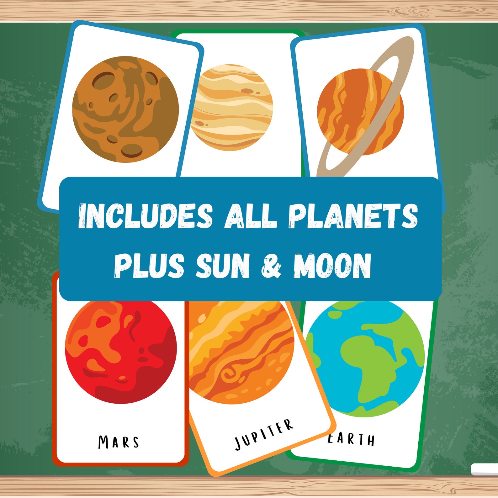 Space Adventure Flashcards | 32 Flashcards to Learn All About Our ...