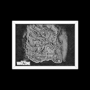 Verdansk Map Print // Verdansk // Call of Duty // Warzone // Gamers ...