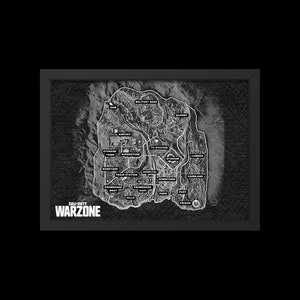 Verdansk Map Print // Verdansk // Call of Duty // Warzone // Gamers ...