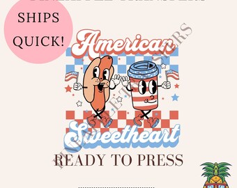 4th of July Skelly 4th of July DTF Transfers Cold Peel DTF Heat Press ...