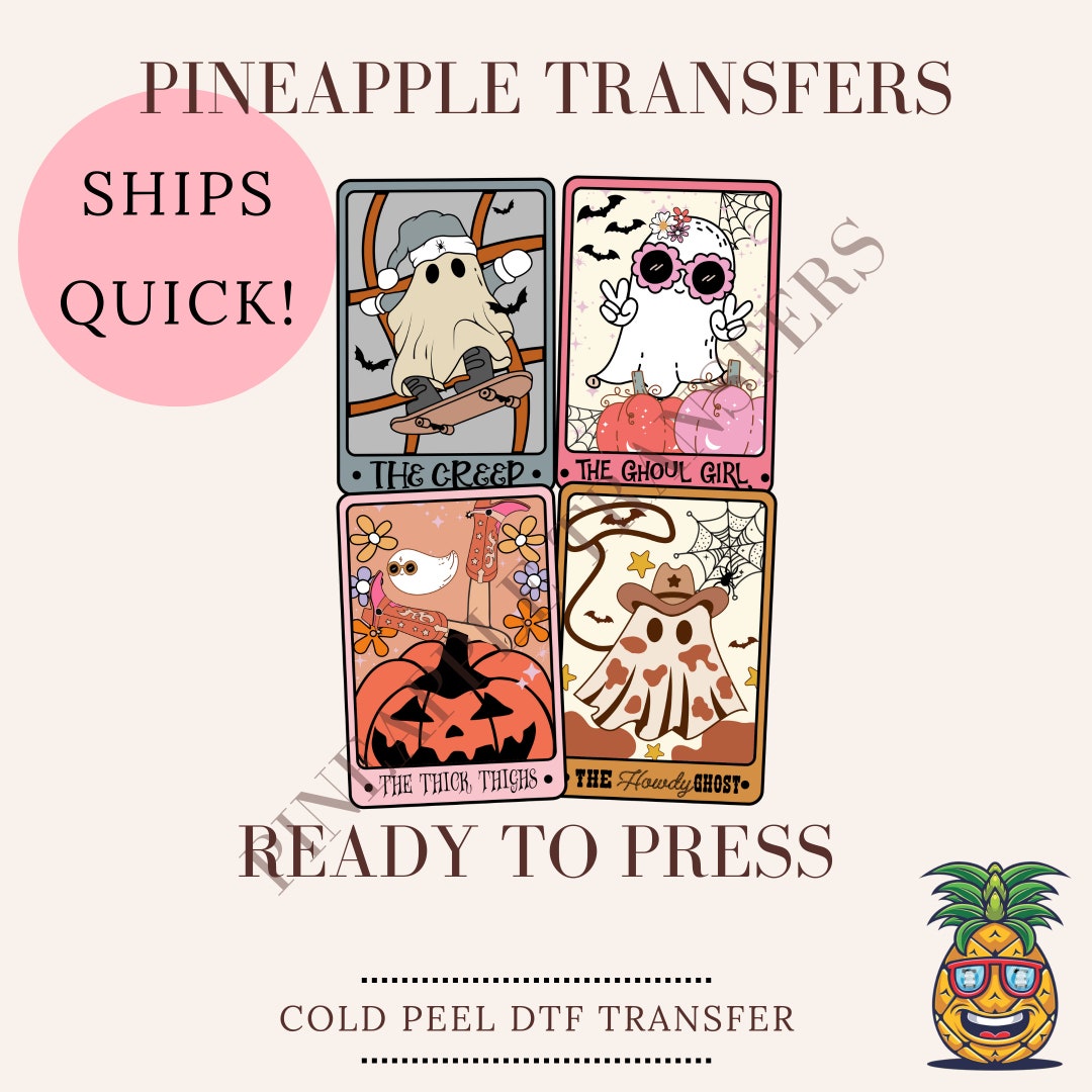 Halloween Cards | DTF Transfers | Ready to Press Direct to Film ...
