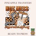 Hot Mess Caffeinated Express | DTF Transfers | Ready to Press Direct to ...
