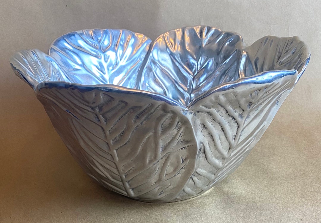 Beatriz Ball Garden Cabbage Medium Sized Aluminum Alloy Serving Bowl 10 ...